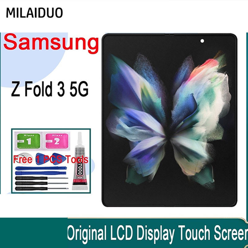 Amoled Samsung Galaxy Z Fold 3 5G จอแสดงผล LCD หน้าจอสัมผัสพร้อมการ ...