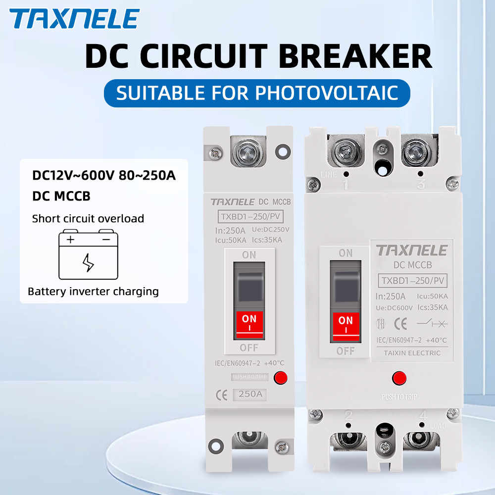 Solar Molded Case DC Circuit Breaker MCCB Overload Protector Solar ...