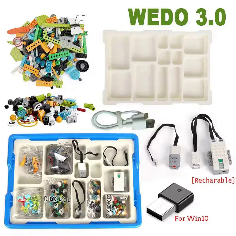 NEW WeDo 3.0 Robotics Construction STEAM Set for Scratch 3.0 Wedo 2.0 ...