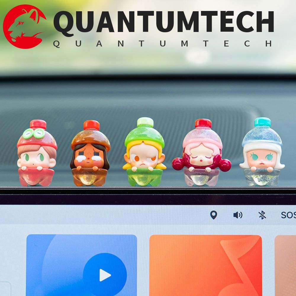 QUANTUMTECH Pop Bean Juice Series, Labubu น้ําผลไม้ที่มีสีสัน POPBean โซดาขวด,อะนิเมะรูป Molly ...