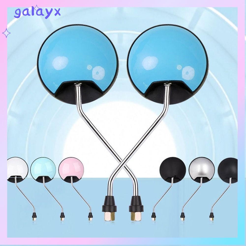 GALAYX 1 คู่ไฟฟ้าจักรยานกระจกมองหลัง, 360 องศาหมุน 8 มม.สะท้อนแสง Mirro, Universal สีสัน ...