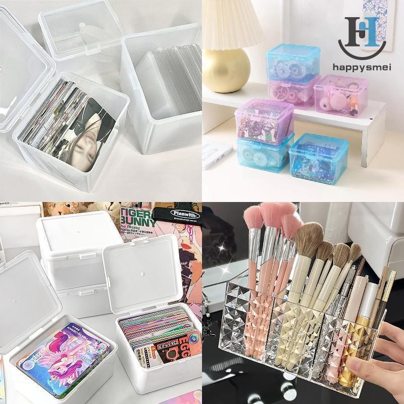 [GA] Photocards Storage Box Transparent Stickers Korea Idol Card Holder ...
