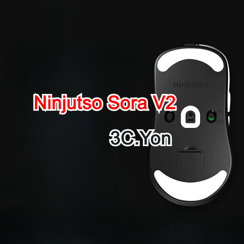 Esports Ice Mouse Skates ฟุตสําหรับ Ninjutso Sora V2 เมาส์สําหรับเล่น ...