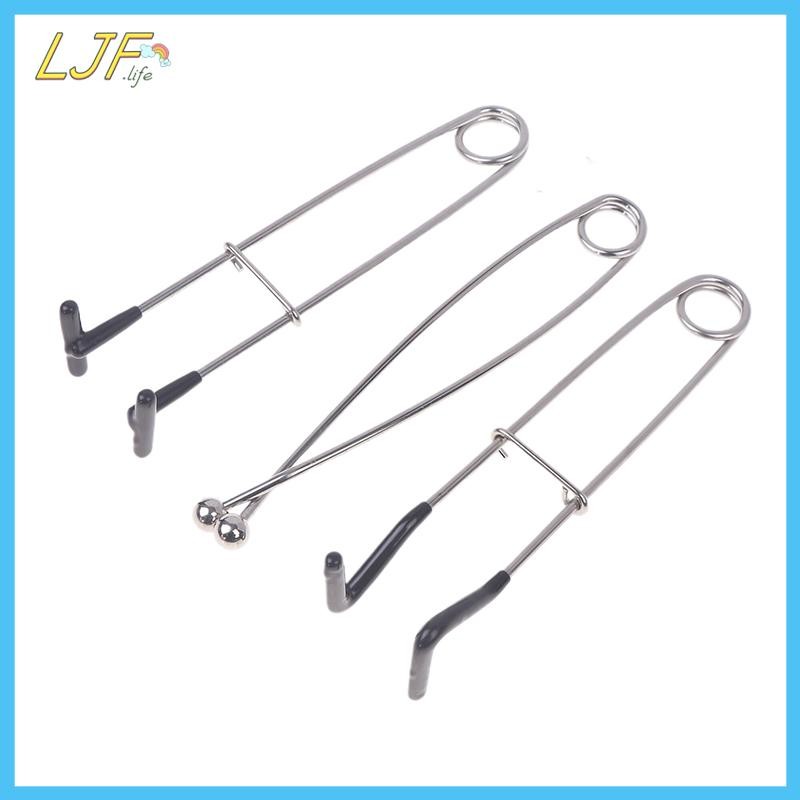Ljf ตกปลา Unhooker ปลาโลหะปากเปิดแบบพกพาปลาปาก Spreader Fish Jaw ...