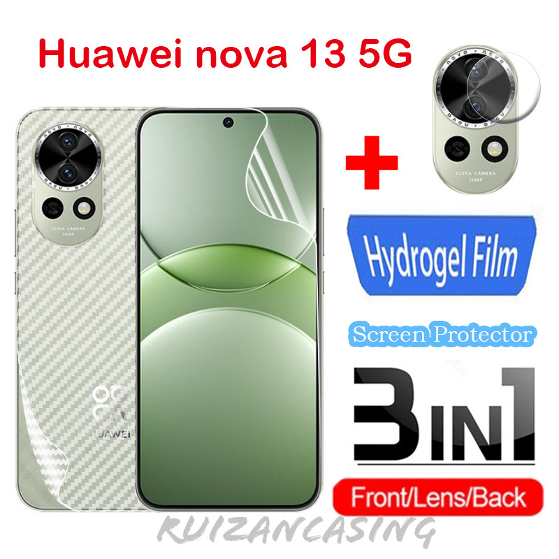 Huawei Nova 13 5G ด้านหน้าด้านหลังคลุมทั้งหมดป้องกันฟิล์มHydrogelสําหรับHuawei Nova 13 5G 4G ...