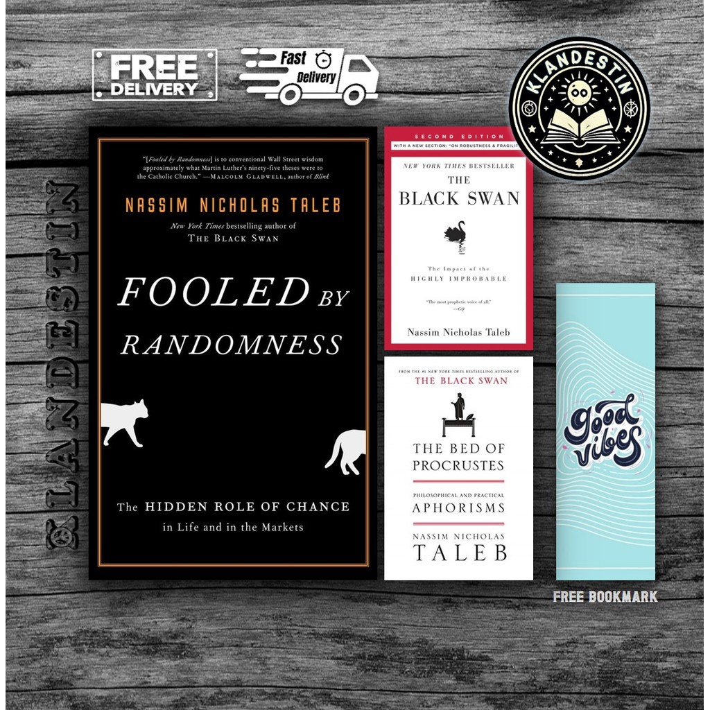 หนังสือภาษาอังกฤษ Fooled โดย Randomness (Nassim Nicholas Taleb ...