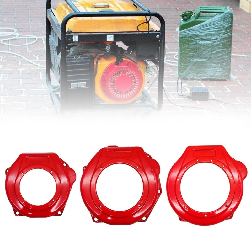 HL รถ Starter Shroud พัดลม Flywheel ฝาครอบโลหะ Recoil ดึง Starter พัดลม ...