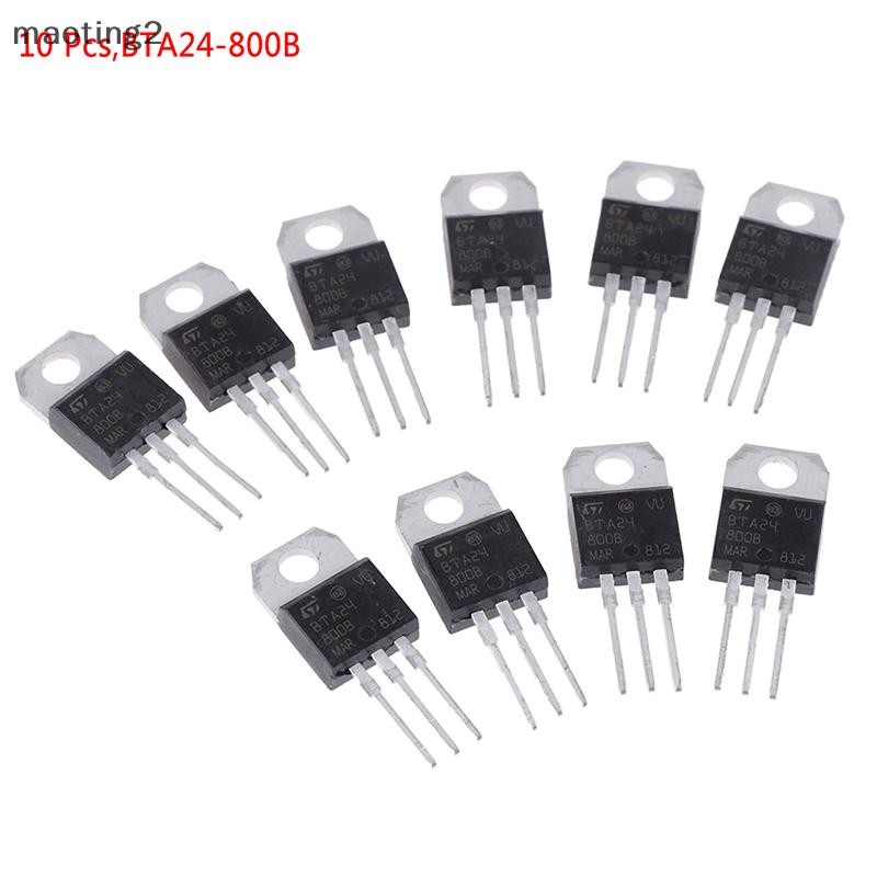 [maoytingHOT] 10 ชิ้น BTA24-800B BTA24 TRIAC 24A/800V TO-220 [Mt ...