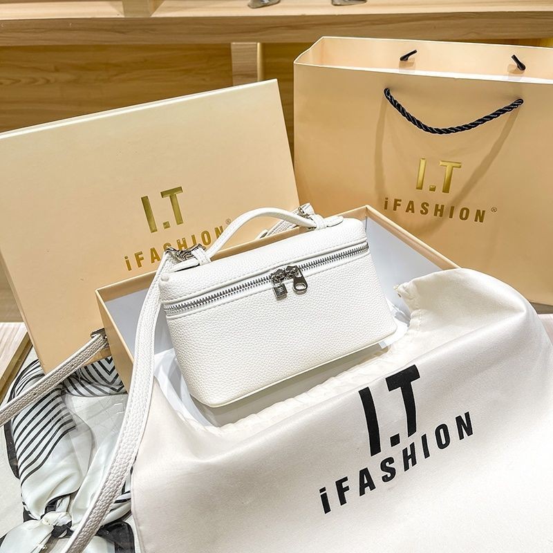 Fggdf Daigou ของแท้หนังกล่องอาหารกลางวันกระเป๋า LP หรูหรากระเป๋าหญิง ...