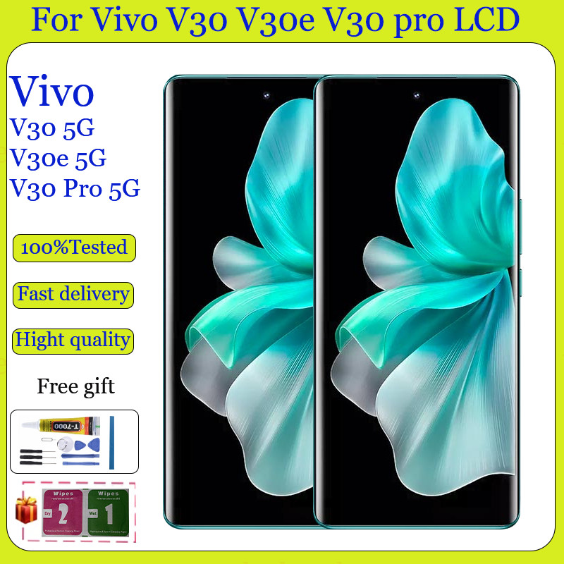 Original AMOLED Vivo V30 5G V30e 5G V30 Pro 5G จอแสดงผล LCD หน้าจอ ...