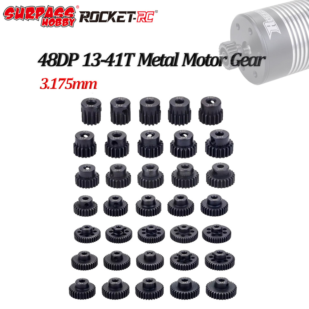 Surpass Hobby 48DP 3.175 มม.เกียร์ 13T-17T 18T-21T 22T-25T 26T-29T 30T-33T 34T-37T 38T-41T เหล็ก ...