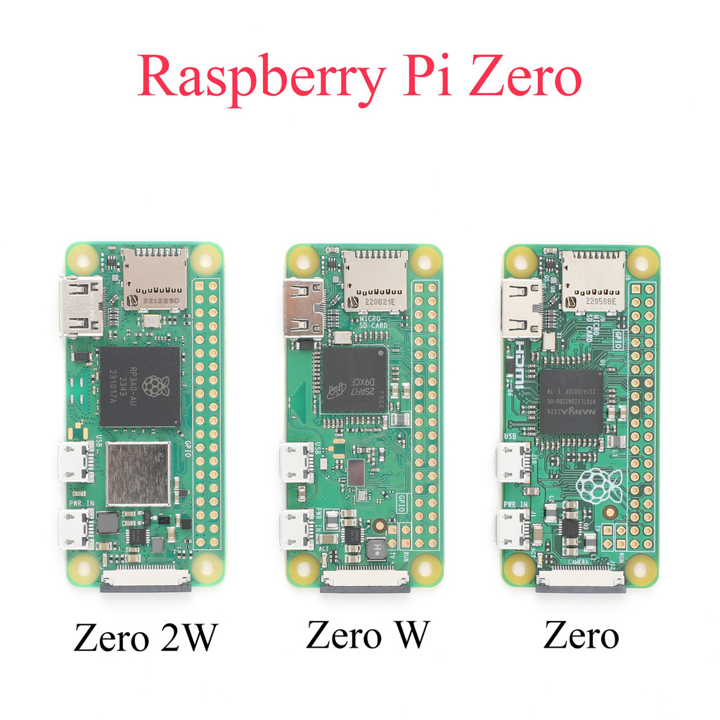 Original Raspberry Pi Zero 2W 64-bit Arm Cortex-A53 CPU 2.4GHz Bluetooth 4.2 Mini HDMI Micro ...