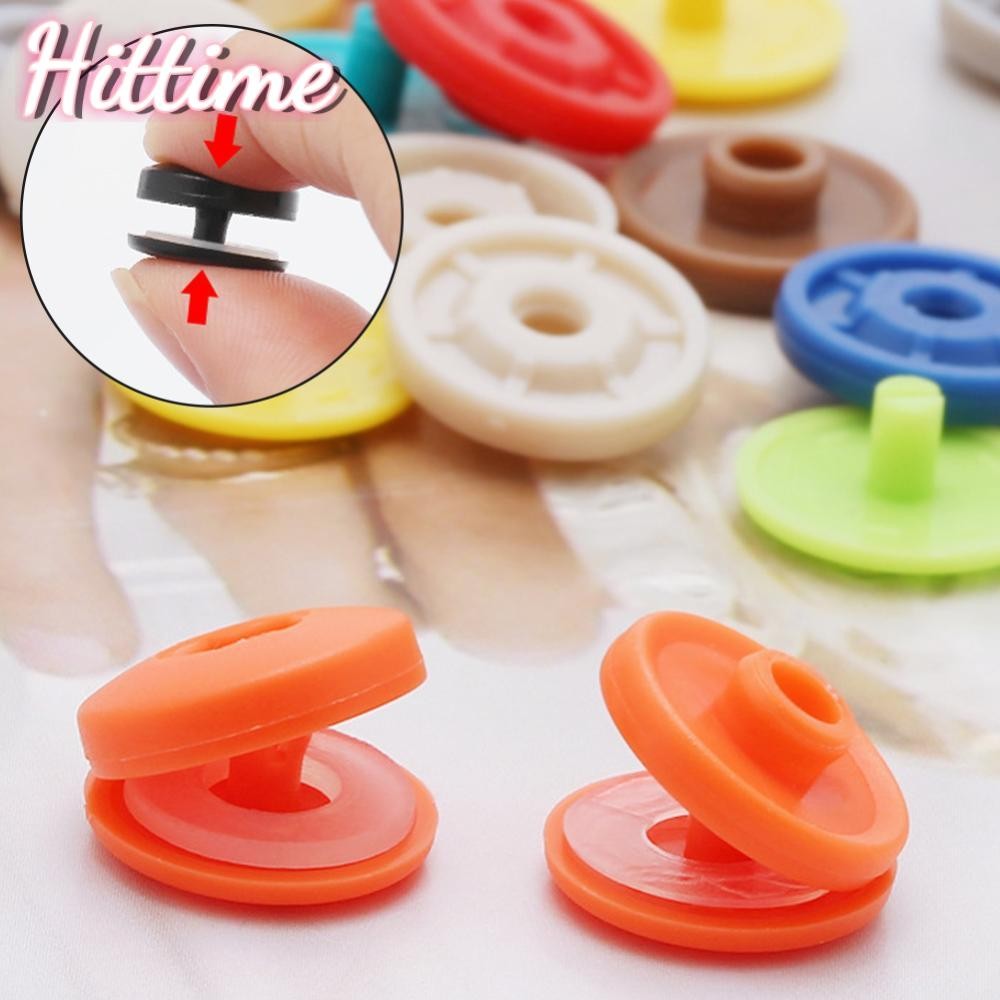 Hittime 10 ชุดมือกดประเภทรอบ Snaps ปุ่มเครื่องมือฟรี T5 ปุ่ม Fastener Snap เสื้อผ้าอุปกรณ์เสริม ...