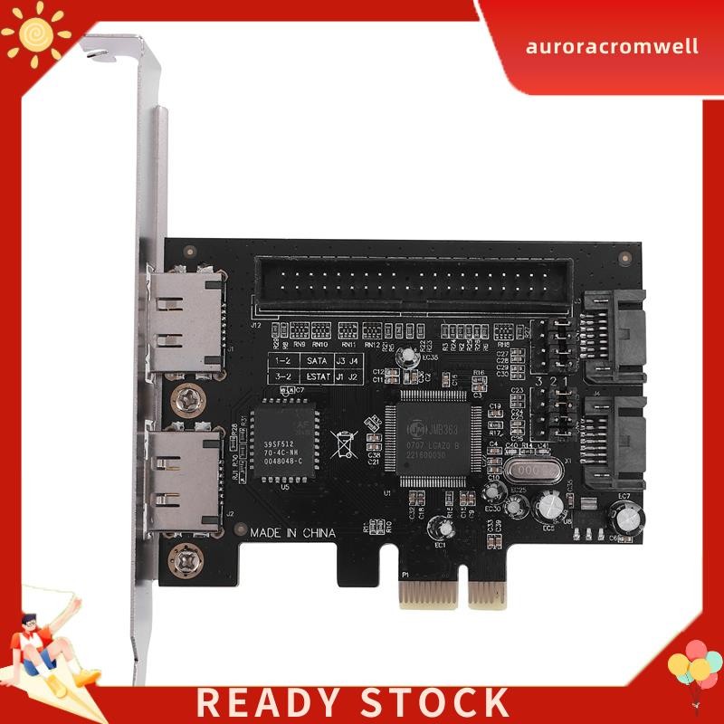 In Stock PCI to SATA Controller PCI to IDE PCI-E ถึง 2Sata IDE Jmb363 Disk Array Card Express ...