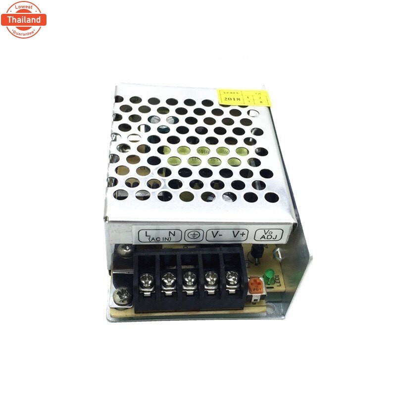 Switching Power Supply สวิตชิ่งเพาเวอร์ซัพพลาย 5V 5A 25Wสีเงิน | Shopee Thailand