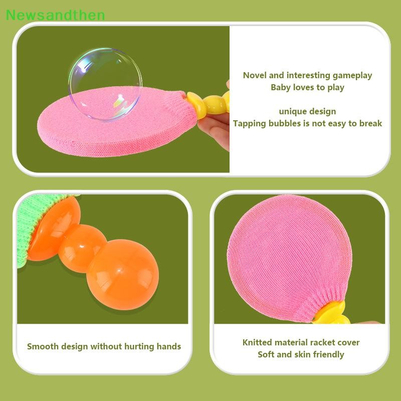 Newsandthen 2 ชิ้นสบู่ Bubble Ping Pong Racket เด็กกีฬา Intertainment ...