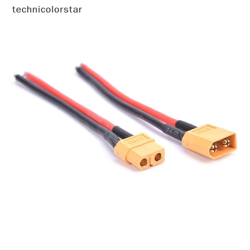 Trsr 1 ชุด XT60 XT-60 ชาย + หญิง Bullet Connectors ปลั๊กซิลิคอน 14 AWG Wire Jelly | Shopee Thailand