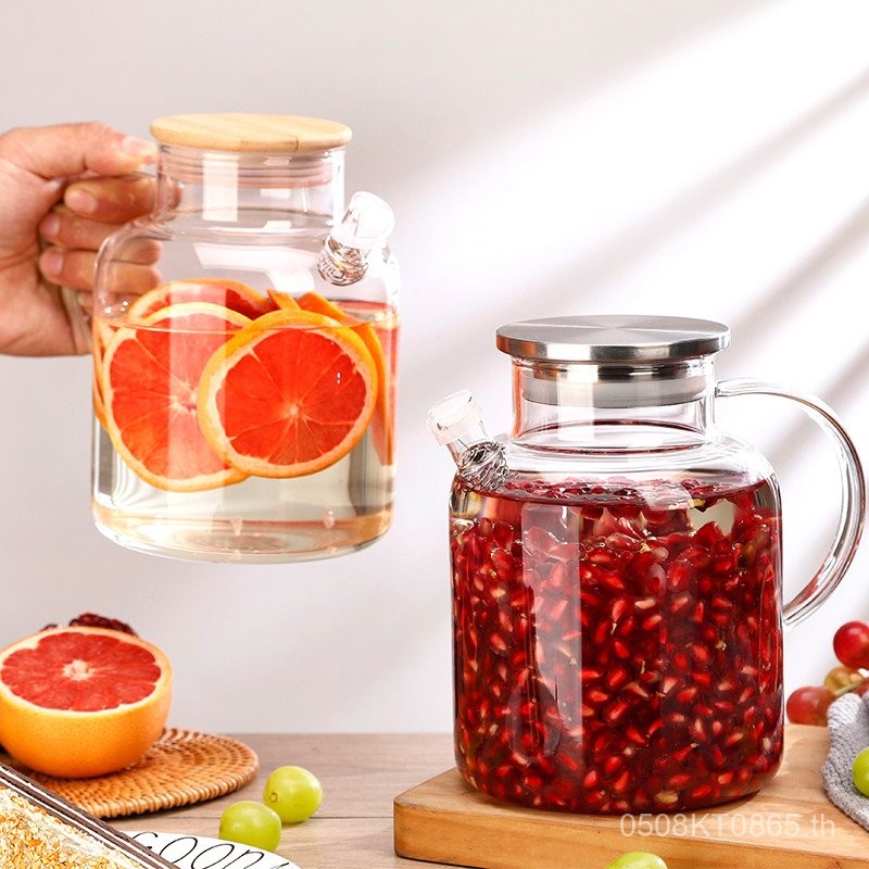 0J0 ขวดไวน์แก้วทนความร้อนสูง ขวดไวน์ผลไม้ ขวดไวน์องุ่น ภาชนะชงไวน์ทำเอง ...