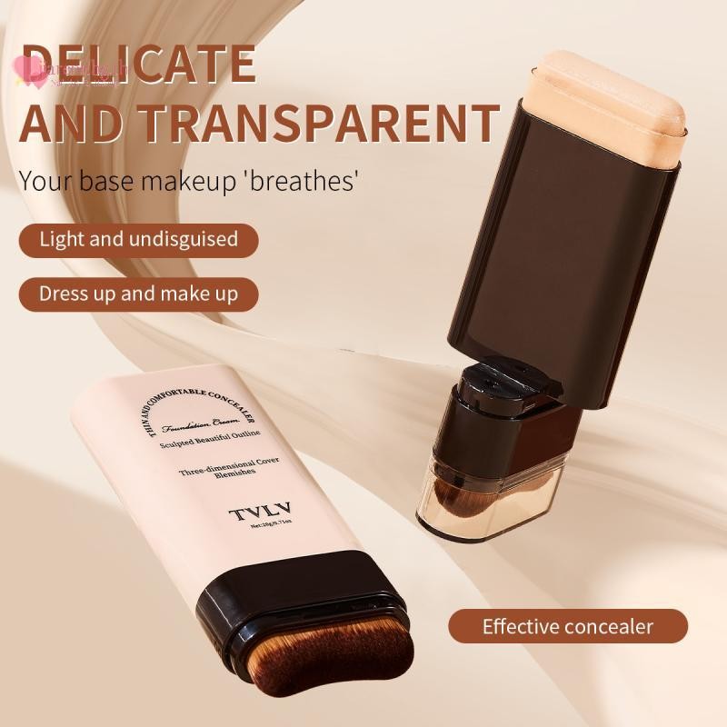 RENBG Double-Head Eraser Foundation Stick พร้อมแปรง 5 สี คอนซีลเลอร์ ...