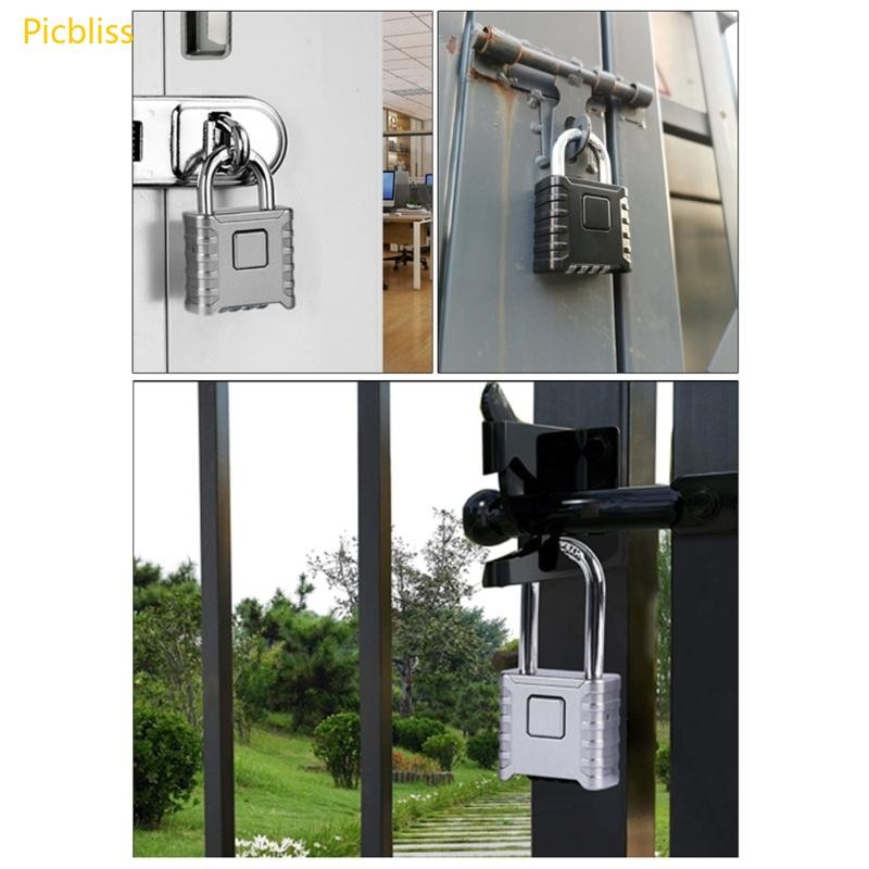 Picbliss Weatherproof Outdoor Combination Lock Heavy Duty 4 Code ...