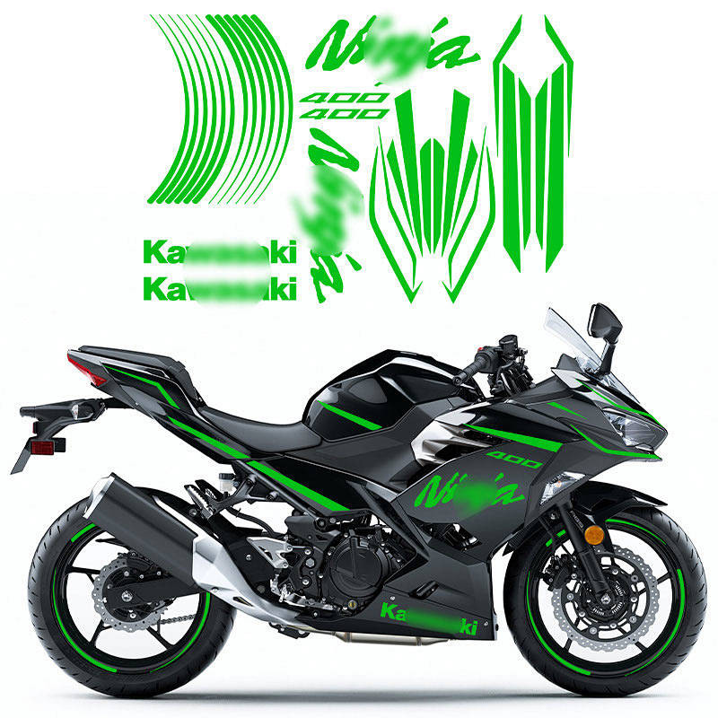 【Ready Stock】 Kawasaki Ninja400 Modified Stickers for Entire Car Body ...