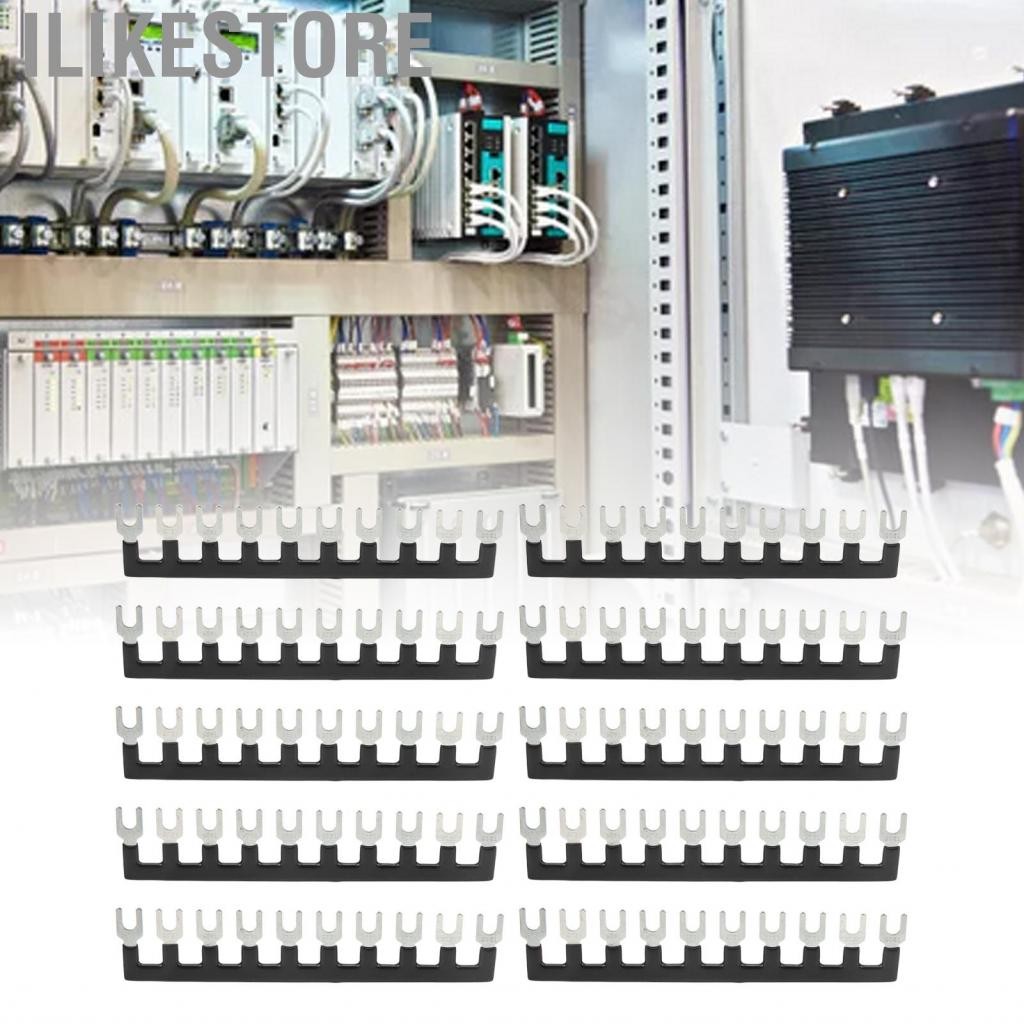Ilikestore 10 ชิ้น 25A Jumper Block Terminal Strips ฉนวน TB Barrier ...