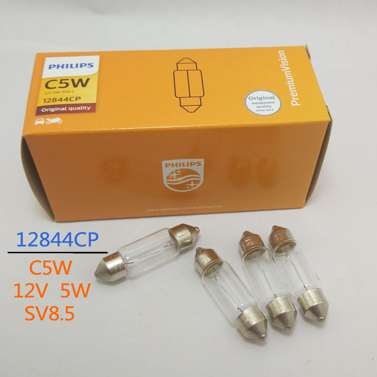 Philips C5W PHILIPS 12V 5W E1 2BL 12844 13844 24V ปลายคู่ 38 มม. หลอดไฟ | Shopee Thailand