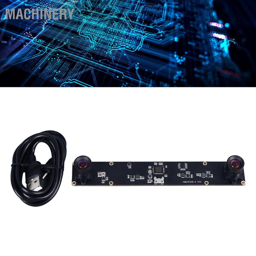 Machinery USB Camera Module 4MP 1080P Dual Lens Synchronization Webcam ...