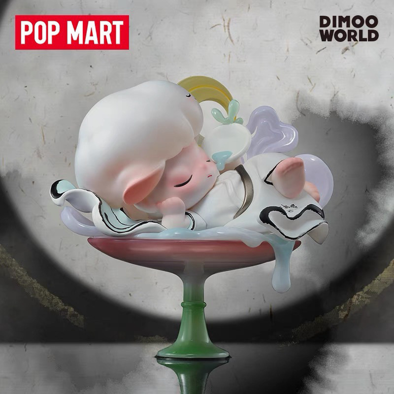 Spot popmart Bubble Mart dimoo ชุดลมและดวงจันทร์ทำมือกล่องตาบอดของเล่น ...