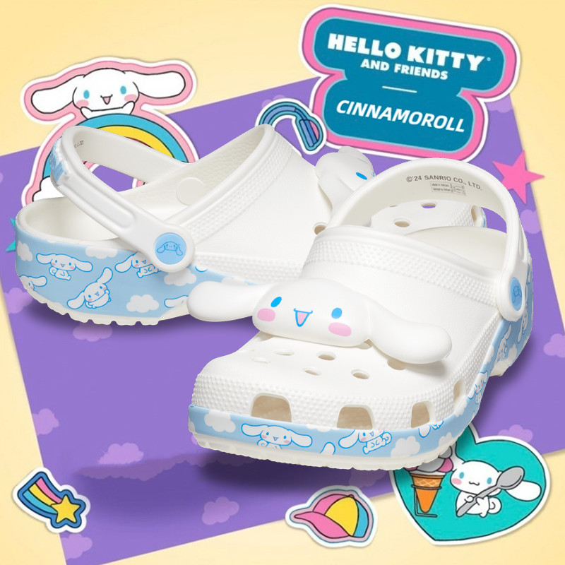 cross รองเท้าหัวโตผู้หญิง Cinnamoroll Classic Clog #210343 | Shopee ...