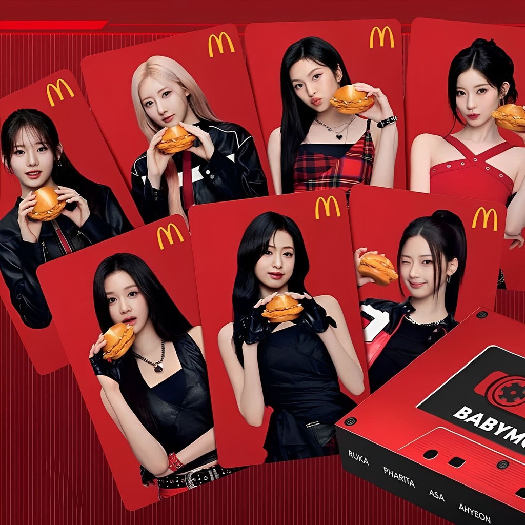 Kpop Babymonster MC Co-sponsor การ์ดขนาดเล็ก ASA Idol Peripheral Box ...