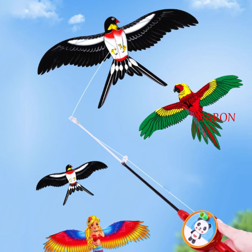 DARON Handle เด็ก Flying Kite, Capybara Labubu เบรคมือเด็ก Kite ของเล่น ...