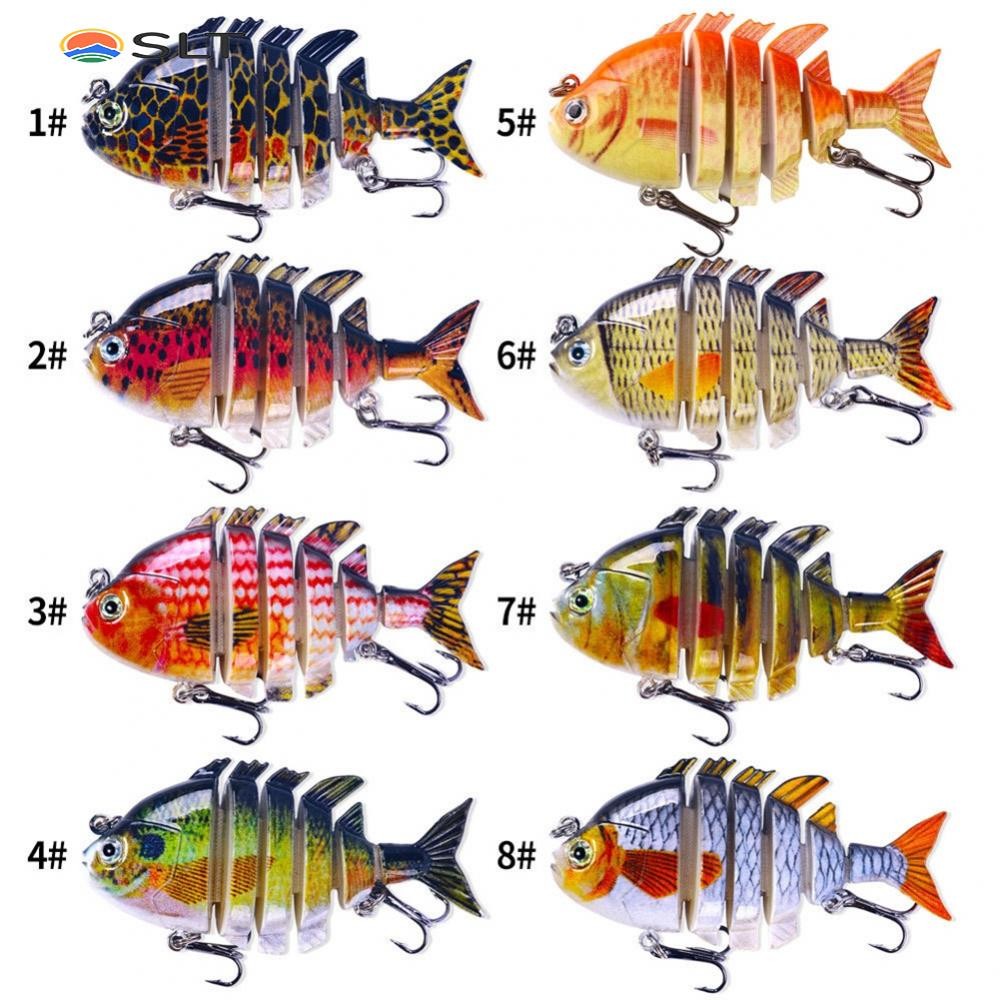 [SLTTH]Multi-Joint Tilapia Lure 15g Weight Hooks Included Realistic ...