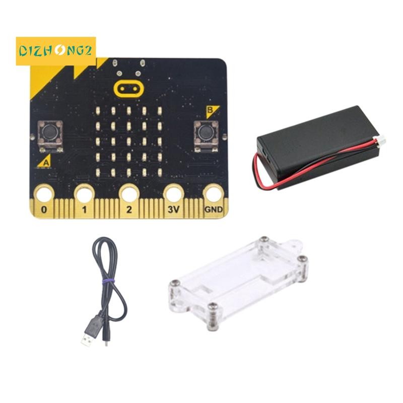 [dizhong2]BBC Microbit Go Start Kit BBC โครงการ DIY บอร์ดพัฒนาการเรียนรู้ที่ตั้งโปรแกรมได้พร้อม ...