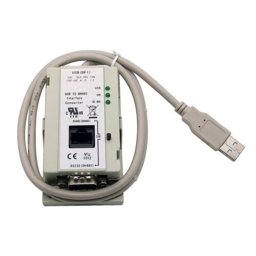 1747-UIC USB To DH-485 Interface Converter RS-232 & RS-485 Ports 3 LED ...
