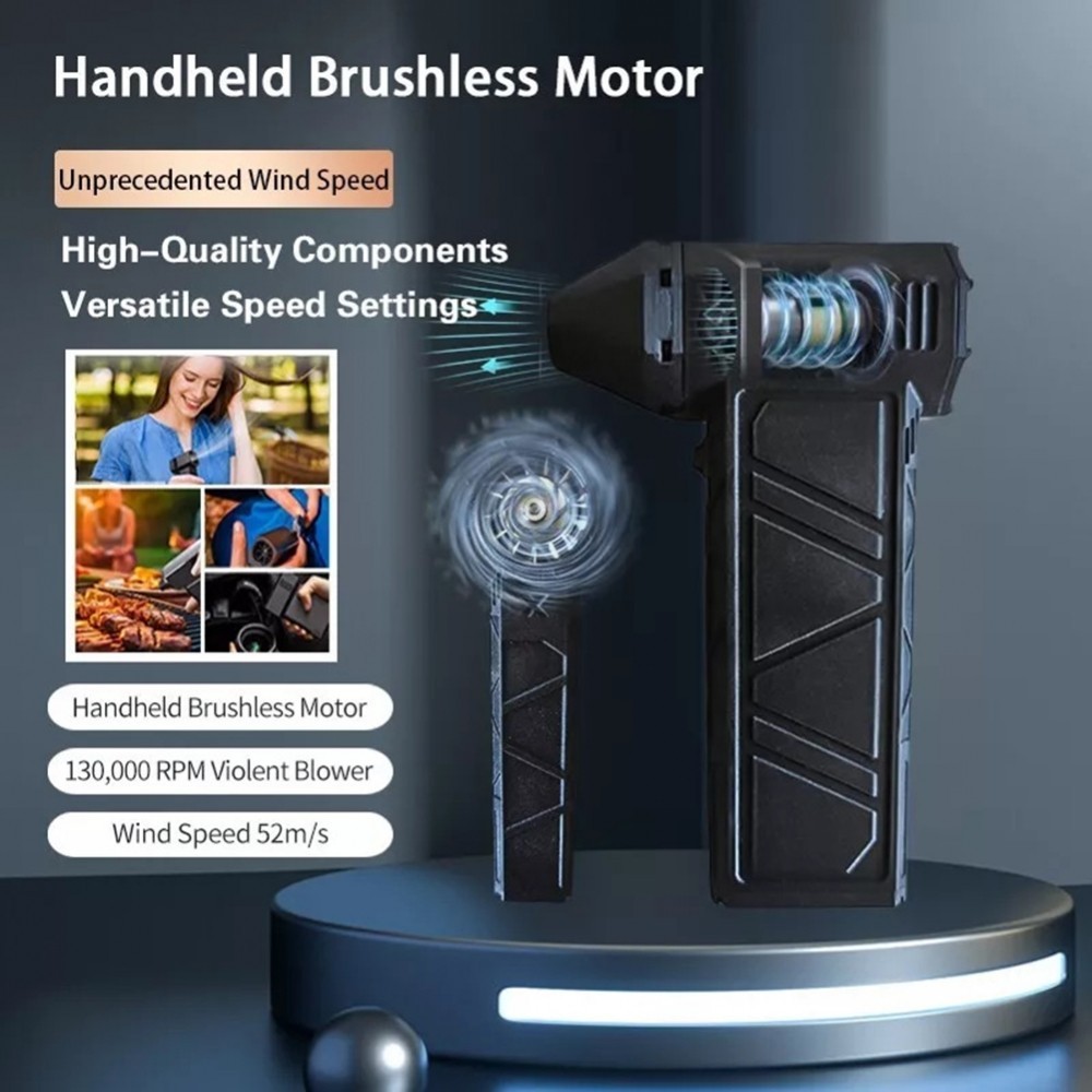 Turbine Electric Blower with a Powerful 130000 RPM Brushless Motor ...