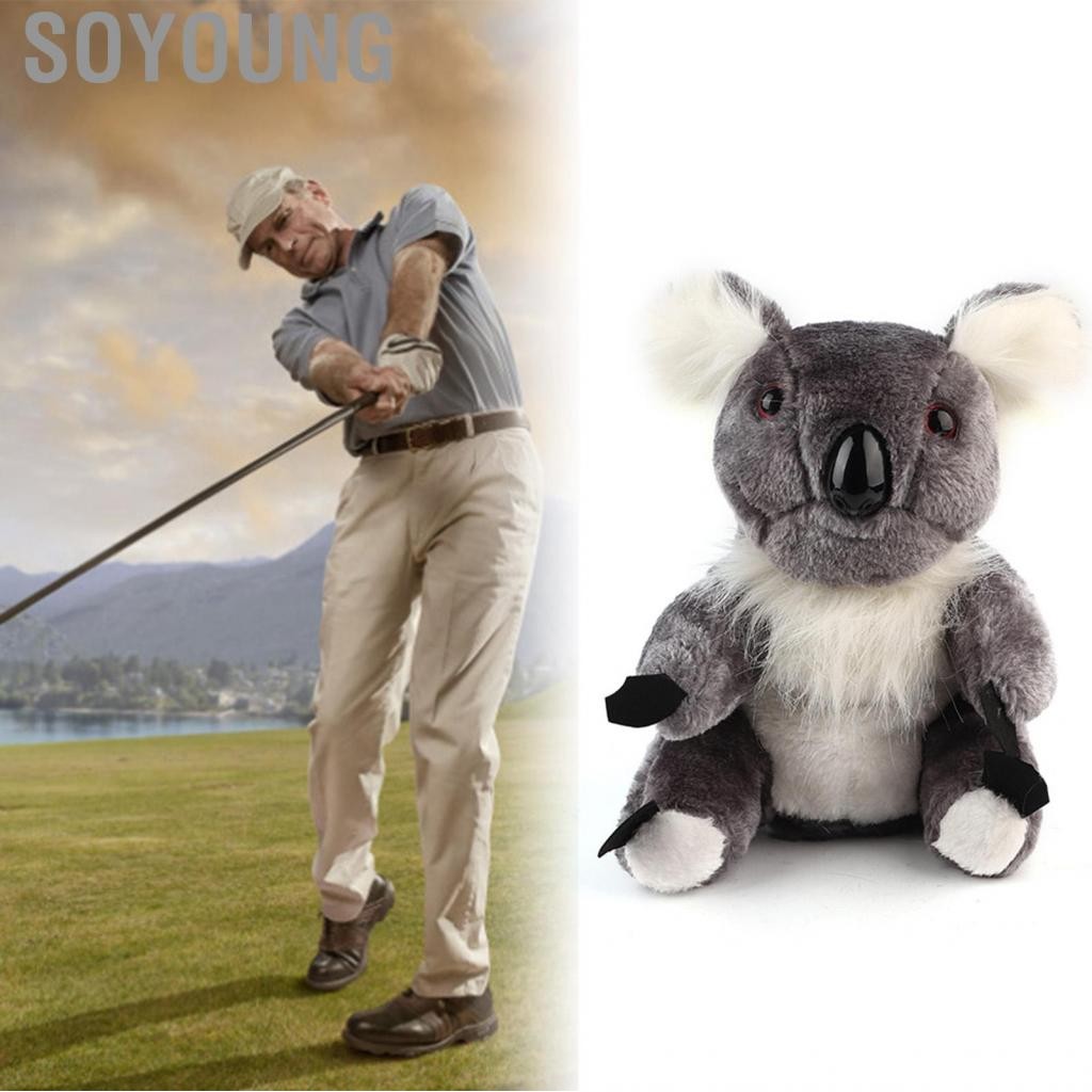 Soyoung ตุ๊กตาผ้า Koala รูปร่างพัตเตอร์เสาไม้ Headcover ฝาครอบป้องกัน ...