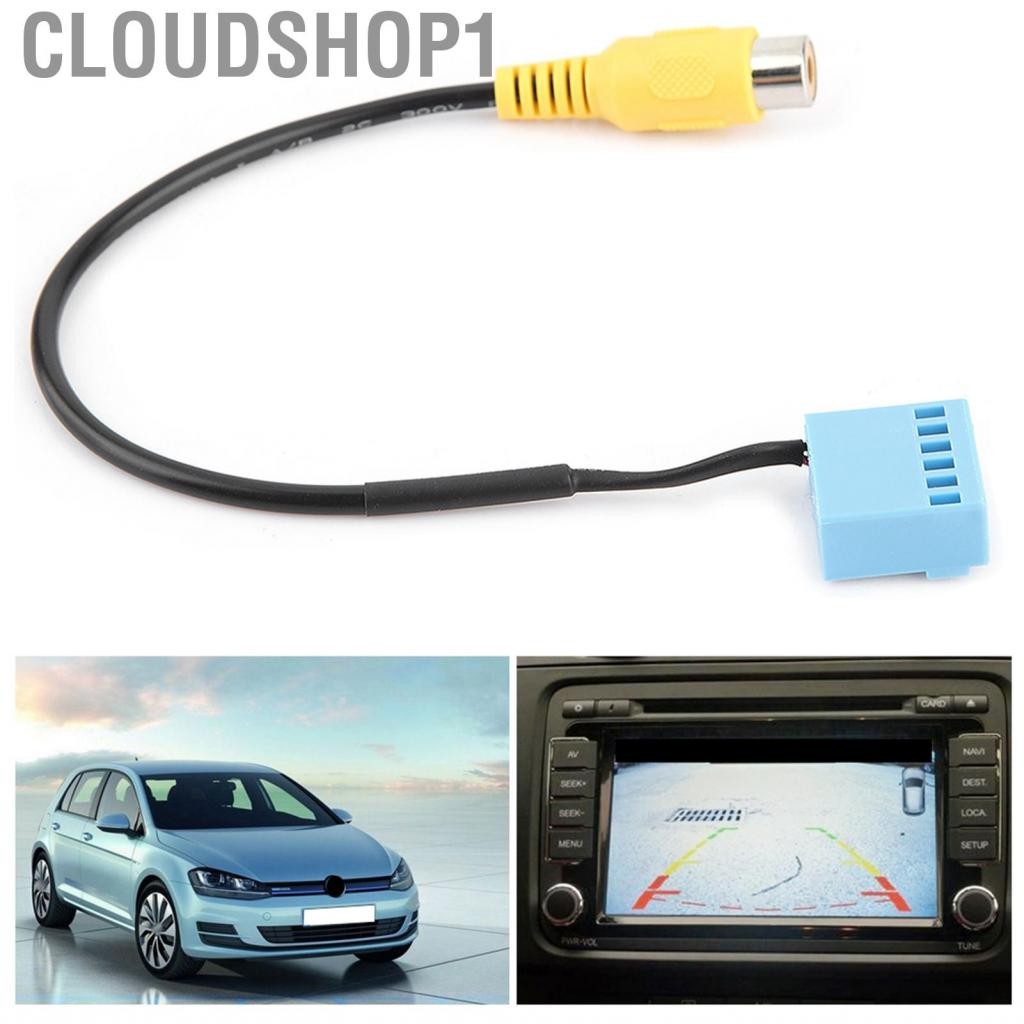 Cloudshop1 รถด้านหลังดูกล้องอะแดปเตอร์สำหรับ VW Golf VI Jetta 5 6 MK5 ...