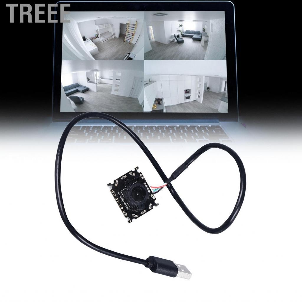 Treee บอร์ดกล้อง PCB บูรณาการได้ง่าย 640x480 ความละเอียด 0.3MP โมดูลสำหรับการรับรู้รหัส QR ...