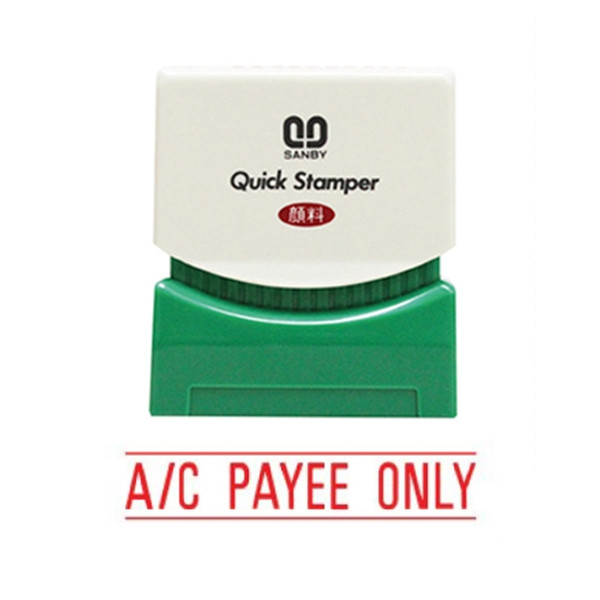 A-2 A/C PAYEE ONLY ตรายางหมึกในตัว SANBY ซันบี้ | Shopee Thailand