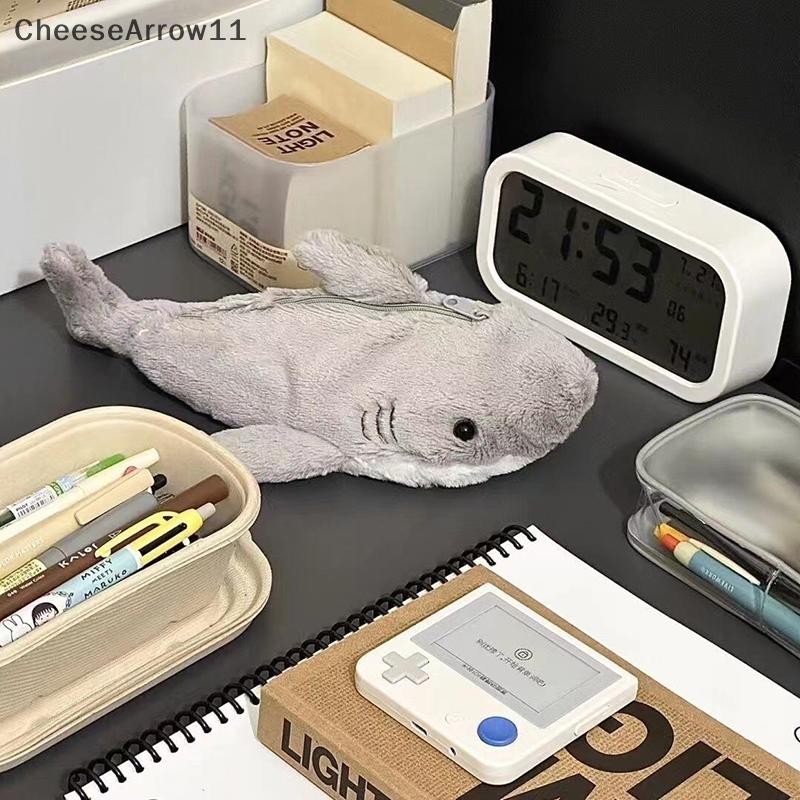 Che น่ารัก Plush Shark ดินสอเครื่องเขียนนักเรียนอุปกรณ์การเรียน Kawaii ...