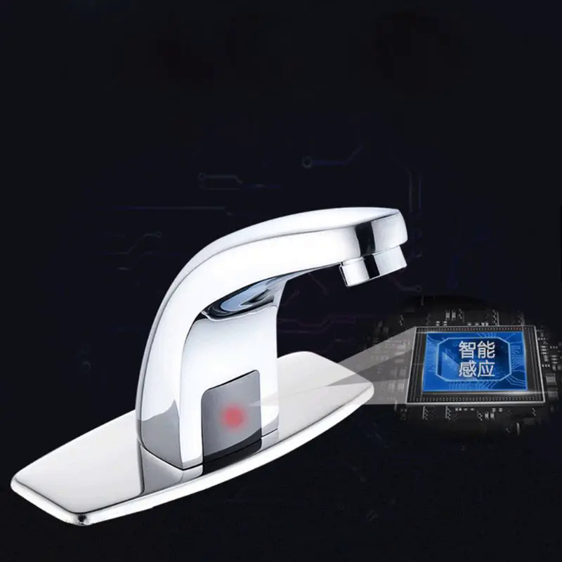 1 Set Infrared Sensor Faucet Automatic Touchless Sink Sensor Faucets ...