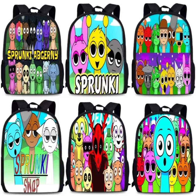Sprunki backpack for students | Shopee Thailand