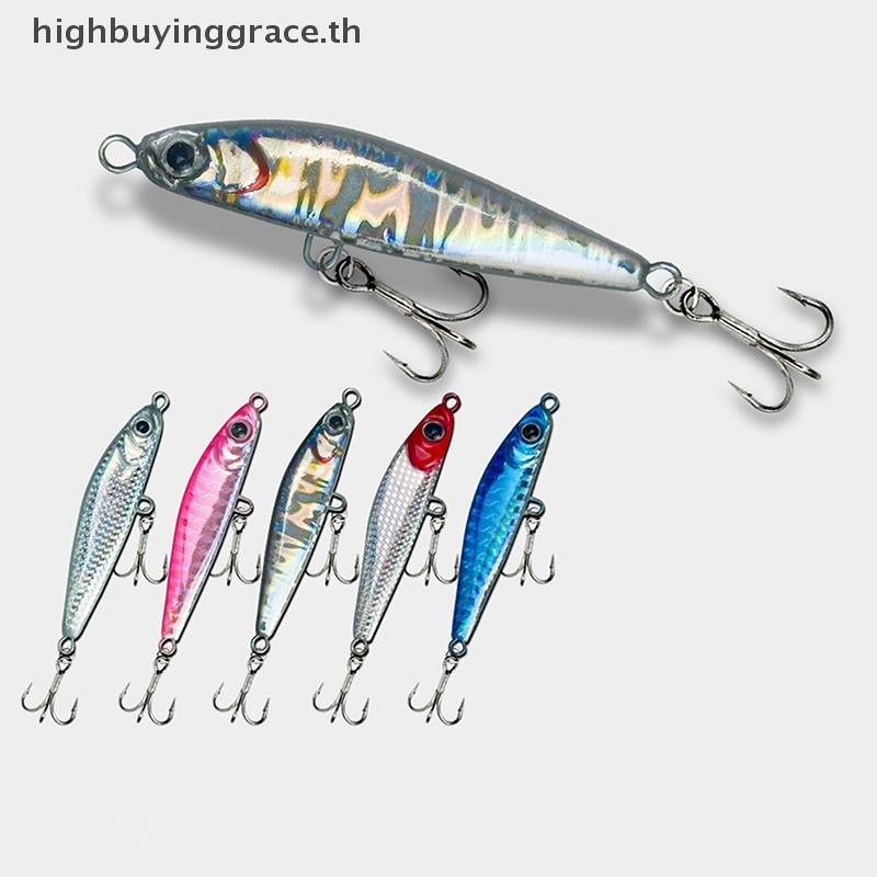 Hgth โลหะ Jig Fishing Lure 10g-22g Trolling Hard เหยื่อเบส Sinking ปลาเทราท์ Casg Jigging ช้อน ...
