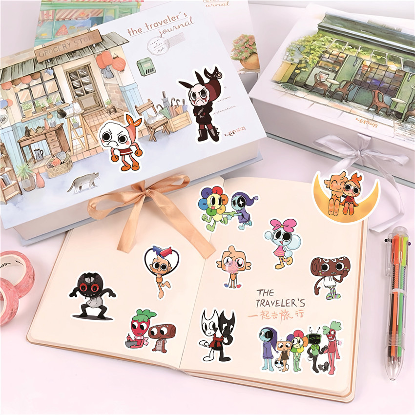 100Pcs/Set Dandy's World Stickers Fashion DIY Doodle Decals Stickers ...