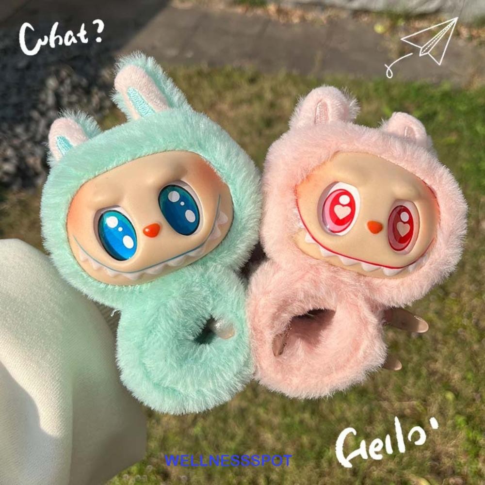 Wellnessspot Labubu Plush Slap Bracelet, Clap Circle Toy Bracelet ...