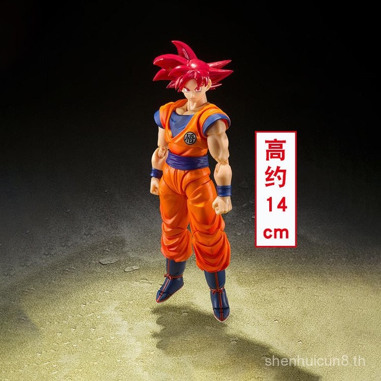 Spot Sufa # Spot Bandai SHF Dragon Ball Red Hair Monkey King Saiyan God ...