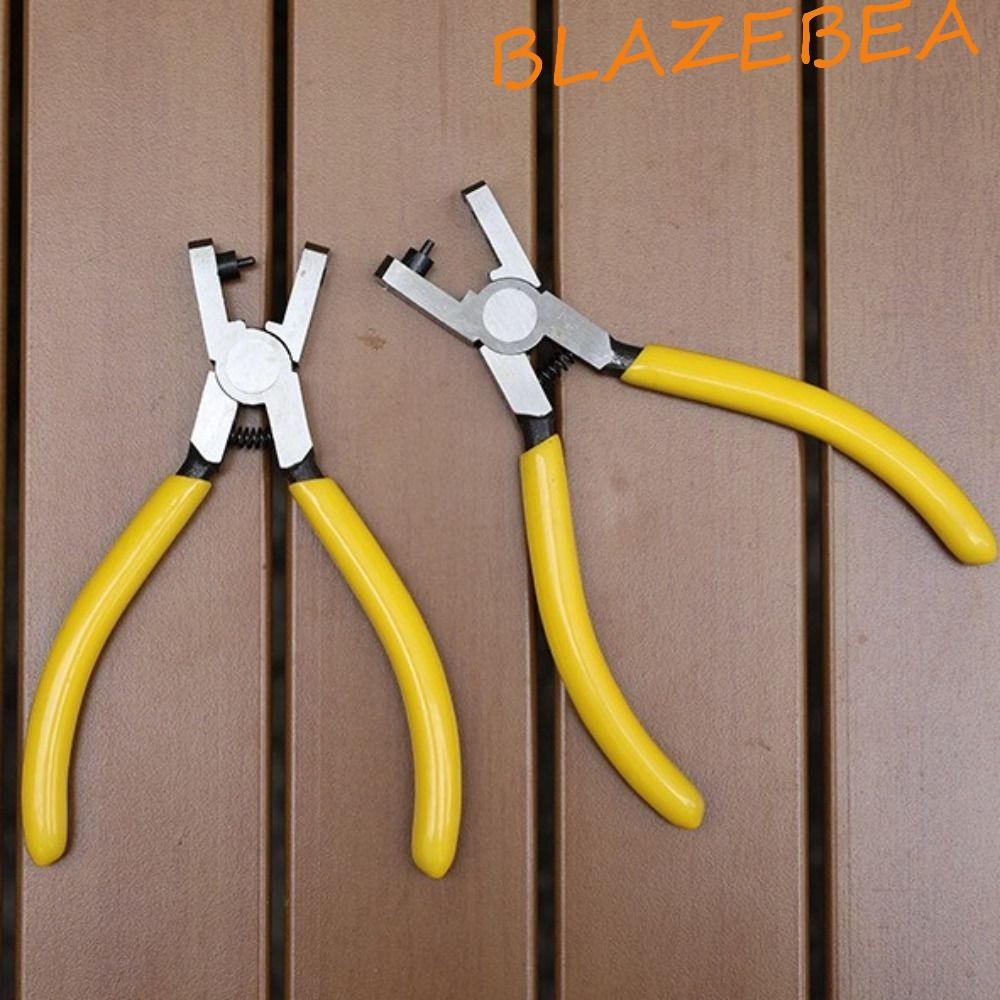 BLAZEBEA คีมรู 2 ชิ้น, Leathercraft Hole Punch Plier Punch Tool, Universal Craft Project ตาไก่ ...