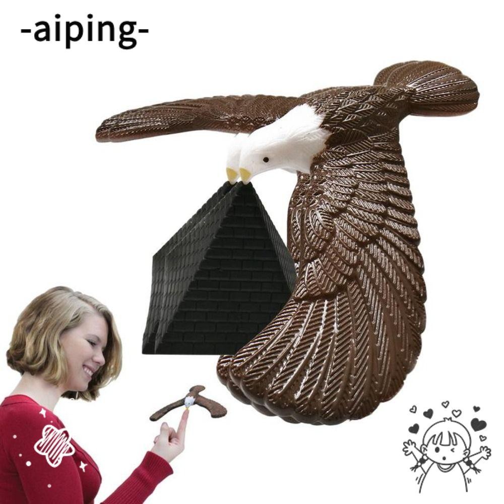 AIPING Balancing Eagle Bird ของเล่น, พีระมิดของขวัญทางกายภาพ Gravity Science Balance Bird ของ ...