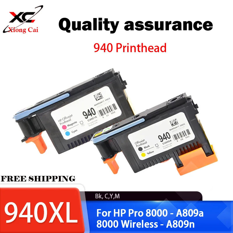 940หัวพิมพ์สำหรับ HP Officejet Pro 8000 8500เครื่องพิมพ์8500A C4900A ...